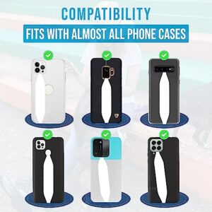 Switchbands Universal Phone Grip Strap |Pack of 2| Reversible Phone Hand Strap for Phone Cases as Phone Loop Holder| Secure handling by Comfortable Phone Strap - Color & Psychedelic Dog Paw Prints