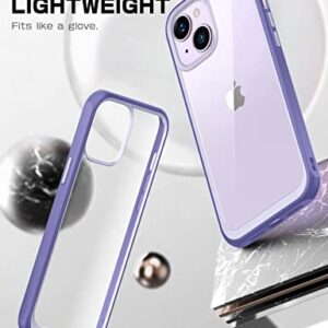 SUPCASE Unicorn Beetle Style Series Case for iPhone 14 / iPhone 13 6.1 Inch, Premium Hybrid Protective Slim Clear Case (Mauve)