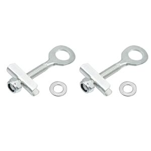 a absopro chain axle adjuster 10mm chain tensioner adjuster for atv dirt bike for mini bike dirt bike motor bike 47cc 49cc set of 2