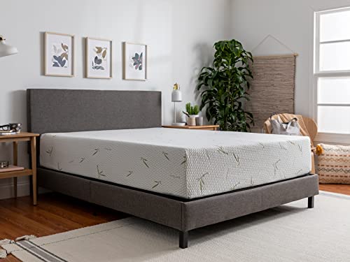 Tulo 12" Medium-Plush Memory Foam Bamboo Pressure Relief Mattress in a Box | King Size