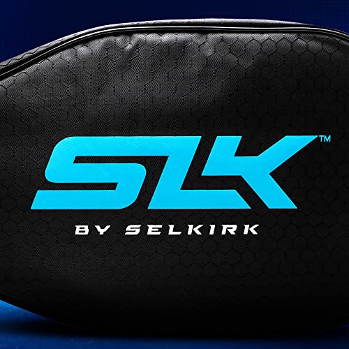 SLK by Selkirk Pickleball Paddle Case | Durable Material Pickleball Cover for Paddles | Fits all Pickleball Paddle Shapes and Sizes | Pickleball Accessories for Pickleball Equipment | Black & Blue