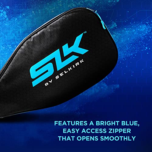 SLK by Selkirk Pickleball Paddle Case | Durable Material Pickleball Cover for Paddles | Fits all Pickleball Paddle Shapes and Sizes | Pickleball Accessories for Pickleball Equipment | Black & Blue