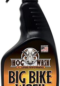 Hog Wash Liquid Performance Big Bike Wash - 16 OZ - Cleaner for Motorcycles, Cars, Dirt Bikes and More - Easy Spray-On Formula - Non-Corrosive and Biodegradeable