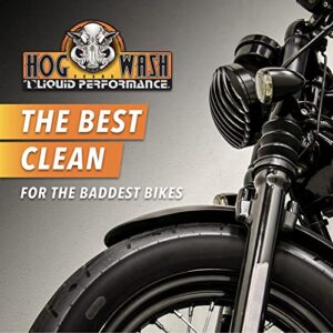 Hog Wash Liquid Performance Big Bike Wash - 16 OZ - Cleaner for Motorcycles, Cars, Dirt Bikes and More - Easy Spray-On Formula - Non-Corrosive and Biodegradeable