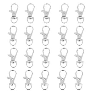 patkaw 40pcs bird cage locks metal pet cage door lock birds cage hook clip anti- escape bird cage door buckle lock claw trigger snap hook for birds small dogs cats