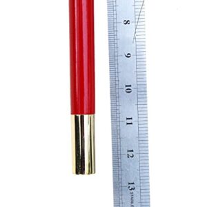 Bricks Masons Preceptor Knights Templar English Regulation Baton - Red Color