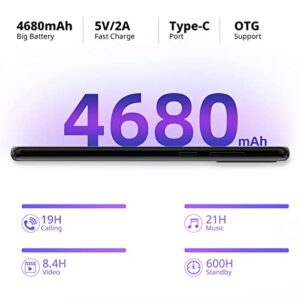 Unlocked Phones, Blackview A80 Plus Unlocked Cell Phones, 4GB+64GB/SD 128GB Expandable Android Phone, 4G Dual SIM Unlocked Smartphone, 6.5"HD Screen+4680mAh Battery,NFC,OTG,Face ID/Fingerprint Unlock