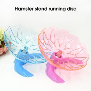 Hamster Exercise Toy Quiet Rotation Activity Venue Relieve Boredom Small Animal Running Sports Wheel Toy Cage Accessories Pink