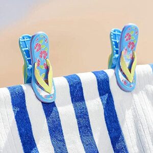 Beach Towel Clip, Bright Color Clothes Pegs, Animal Decorative Retaining Clip, Cute Towel Clamp, Plastic Towel Pin, Prevent Wind Clothespin(2pcs-B)