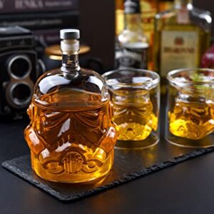 Tequila Whiskey Decanter ,Liquor Decanter, Marvel Gifts for Women or Man Gifts for Nerds