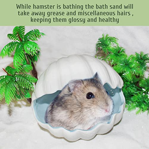 Hamiledyi Hamster Sand Bath Small Animals Sand Clean The Dust Gerbils Bathing Sand for Dwarf Syrian Hamsters Chinchilla Guinea Pigs Rats Lemming Mice Degus or Other Small Pets 2.2lb Fine Sand