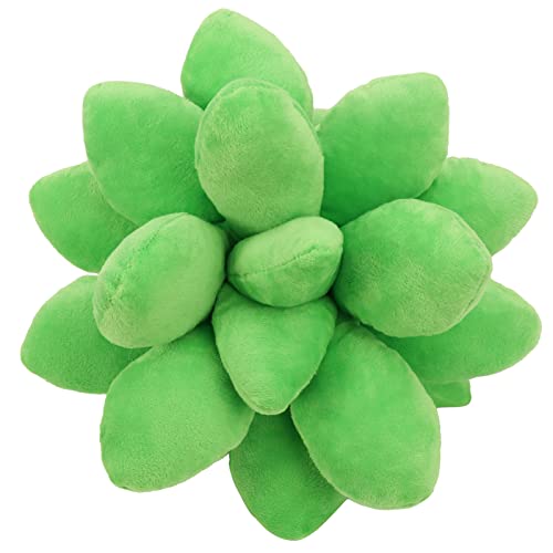 3D Succulents Cactus Pillow, Decorative Green Throw Pillows for Bed, Cute Pillows Succulent Pillow Plant Pillow for Bedroom Aesthetic Pillows Home Décor Gift for Garden Green Lovers 9.8 inches(b)