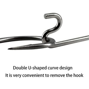 YEUQWJ Stainless Steel Shark Hook Remover. Fish Hook Remover.Shark Hook Remover.Push/Pull Remover (13 in)