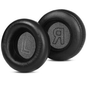 YunYiYi Sheepskin Leather Earpads Replacement Ear Cushions Compatible with Bang & Olufsen Beoplay H9 3rd Gen Wireless Headset (Not Compatible B&O Beoplay H9) Memory Foam Earmuffs Ear Cups (Black)