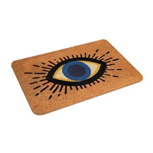 Boho Bathroom Rugs Evil Eye Bath Mat Funny Area Rug Non Slip Super Absorbent Resist Dirt Floor Mats Carpets for Bathroom Kitchen Bedroom Indoor Home Decor 20x32 inch