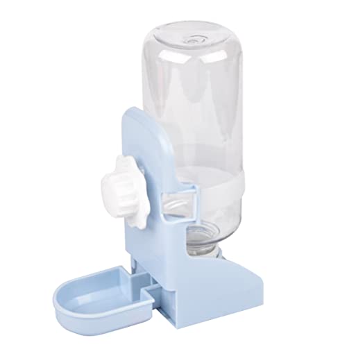 Bird Water Feeder, Pet Automatic Parrots Birds Drinker, Hanging Water Dispenser Device Blue 500ml