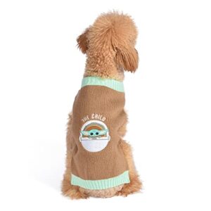 STAR WARS for Pets The Mandalorian Dog Sweater, Medium (M) | The Mandalorian & GROGU Sweater for Dogs | STAR WARS Pet Apparel, STAR WARS Sweater for Dogs