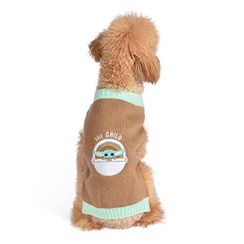 STAR WARS for Pets The Mandalorian Dog Sweater, Medium (M) | The Mandalorian & GROGU Sweater for Dogs | STAR WARS Pet Apparel, STAR WARS Sweater for Dogs