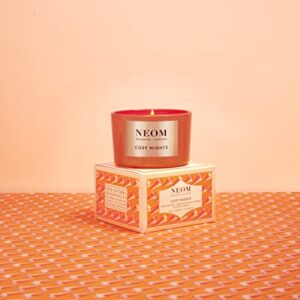 NEOM- Cosy Nights Luxury Scented Candle- Travel Size | Sandalwood, Frankincense & Nutmeg | Essential Oil Aromatherapy Candle | Gift (Travel Size)