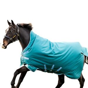 horseware ireland aarw71-gedc amigo bravo 12 wug lite 0g storm green/turquoise 78