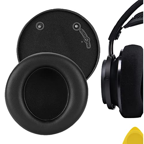 Geekria QuickFit Replacement Ear Pads for Philips Audio Fidelio X2HR, X1 Headphones Ear Cushions, Headset Earpads, Ear Cups Cover Repair Parts (Black)