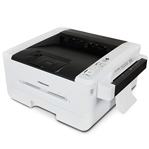 Visioneer Rabbit PC30dwn Laser Printer/Copy Machine, USB Office Printer and Copier for PC and Mac, 30 PPM, Sheetfed 250 Page Automatic Document Feeder (ADF), White