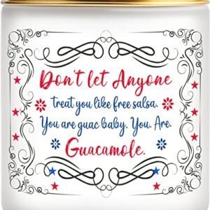 Warming Gifts for Her, Scented Candle Gifts with Inspirational Sayings for Best Friend BFF Bestie, Friendship Gifts for Women Men, Birthday Christmas Presents for Families Sisters