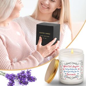 Warming Gifts for Her, Scented Candle Gifts with Inspirational Sayings for Best Friend BFF Bestie, Friendship Gifts for Women Men, Birthday Christmas Presents for Families Sisters