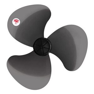 vosarea standing fan universal fan blades household fan blades replacement table fan blades with nut cover (black) plastic fan blade 3 leaves