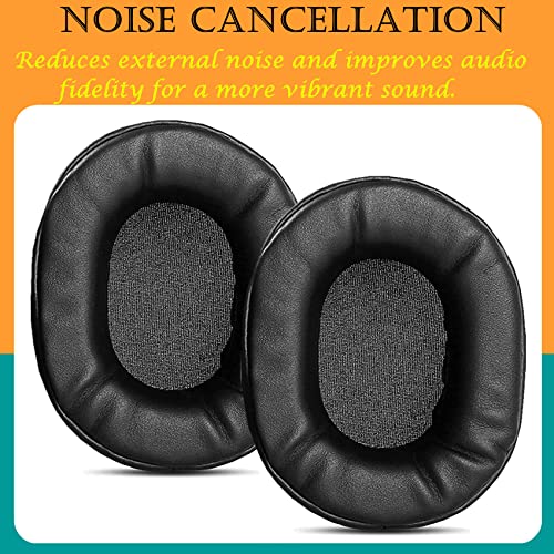 TaiZiChangQin TT-BH047 Ear Pads Cushion Memory Foam Replacement Earpads Compatible with Taotronics TT-BH047 SoundSurge 47 Headphone Protein Leather