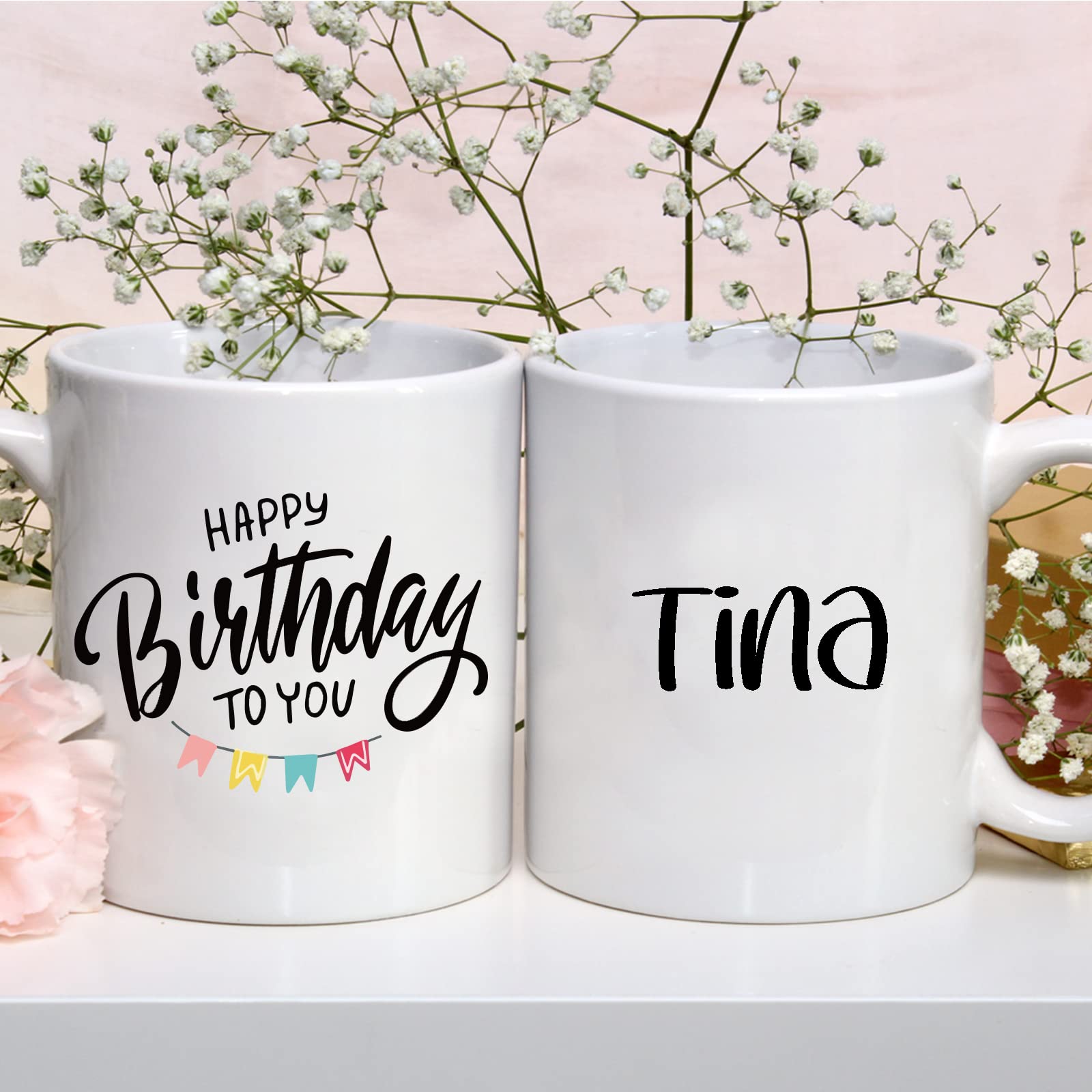 Custom Photo Coffee Mug, Personalized Mug w/Picture, Text, Name - Personalized Gifts for Mom, Boyfriend, Girlfriend, Best Friend, Christmas Gifts, Party Favors Mug 11oz White Wholesale