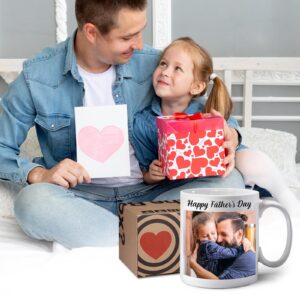 Custom Photo Coffee Mug, Personalized Mug w/Picture, Text, Name - Personalized Gifts for Mom, Boyfriend, Girlfriend, Best Friend, Christmas Gifts, Party Favors Mug 11oz White Wholesale