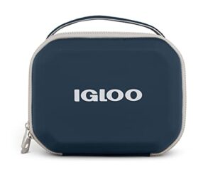 igloo navy blue hard body modern lunch cooler