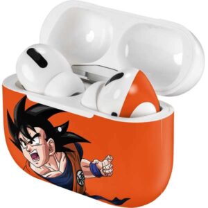 Skinit Decal Audio Skin Compatible with Apple AirPods Pro - Officially Licensed Dragon Ball Z Goku Turtle School Uniform Design