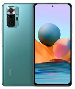 xiaomi redmi note 10 pro 4g global version 128gb + 8gb unlocked 6.67" quad camera night mode (not verizon sprint boost at&t cricket) (w/ 51w fast car charger bundle) (aurora green)