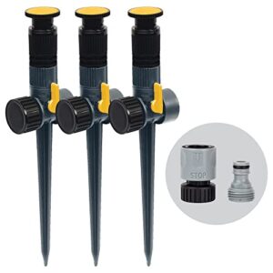 65185amz melnor mul adjustable spike sprinkler 3pk