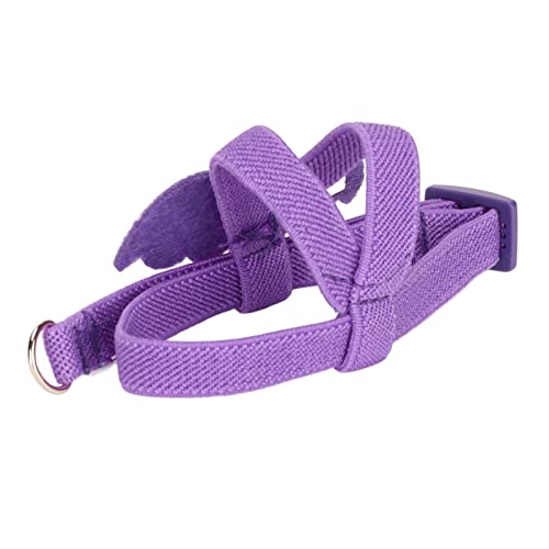 Bird Harness Leash Purple Bird Harness and Leash Pet Outdoor Flying Rope Bird Flying Harness Traction Rope for Parrots Pigeons Birds Purple