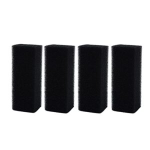 alegi aquarium bio sponge filter media, replacement foam insert fit for 110 / filters,30 ppi (ac110-4pcs)