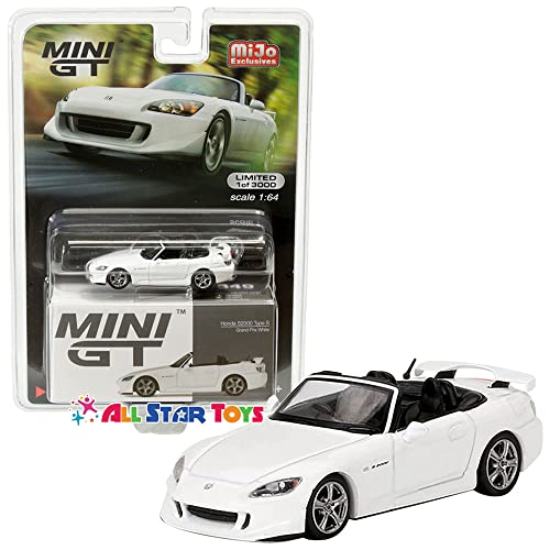 Mini GT 1:64 Honda S2000 AP2 Type S Grand Prix White 349 DIECAST Model MGT00349 True Scale Miniatures