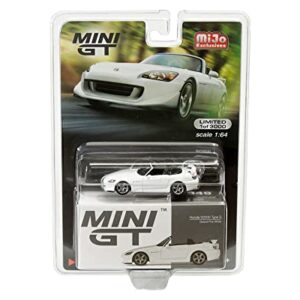 Mini GT 1:64 Honda S2000 AP2 Type S Grand Prix White 349 DIECAST Model MGT00349 True Scale Miniatures