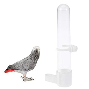 totority bird cage water dispenser 65ml parrot feeding cup, bird feeder food box parrot toy bird supplies for parrot macaw african greys budgies parakeet cockatiels cage bird waterer