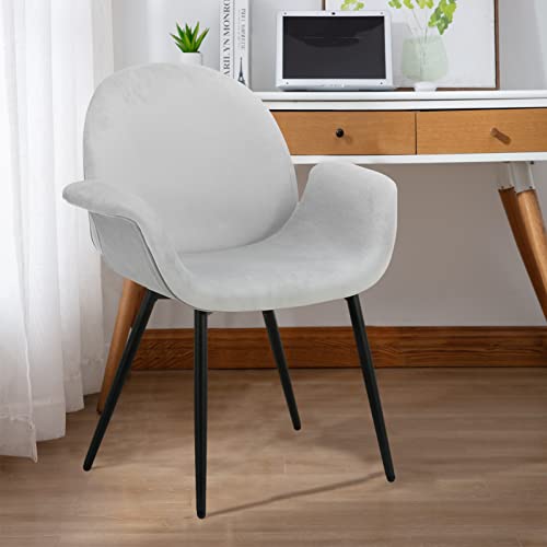 Dining Chair, Mid-Back Support Vanity Chair, Velvet Dining Chair for Makeup and Bed Room and Dining Room, Dining Office Chair,Office Waiting Chairs,