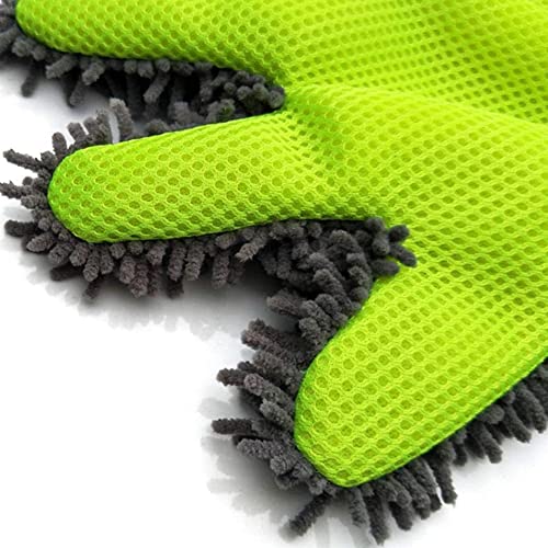 Havamoasa 1PC Window Double Sided Car Care Wheel Brush Car Aluminium Wheel Cleaner Glove for Car Care Motorcycle Bicycle and Rim Glove for Car Cleaning and Car Preparation