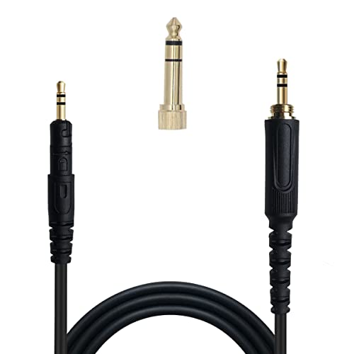 MJKOR Replacement Cable Compatible with Audio Technica ATH-M50x, ATH-M40x, ATH-M60x, ATH-M70x Headphones(4.92ft, Black)