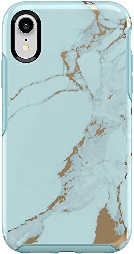 OtterBox Symmetry Series Slim Case for iPhone XR (Only) - Non-Retail Packaging - Teal Marble