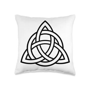 Trinity Knot Throw Pillow, 16x16, Multicolor