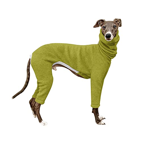 Vestione Dog Pajamas Winter Fleece Dog Coat Long Sleeve Warm Dog Clothes for Small Medium Large Dog