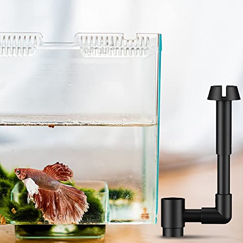 DONGKER 3 in 1 Fish Tanks Surface Skimmer,Aquarium Water Surface Oil Protein Skimmer for Aquarium Plant Water Tank