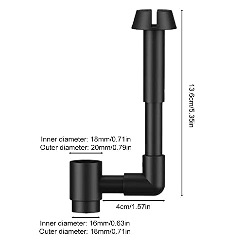 DONGKER 3 in 1 Fish Tanks Surface Skimmer,Aquarium Water Surface Oil Protein Skimmer for Aquarium Plant Water Tank