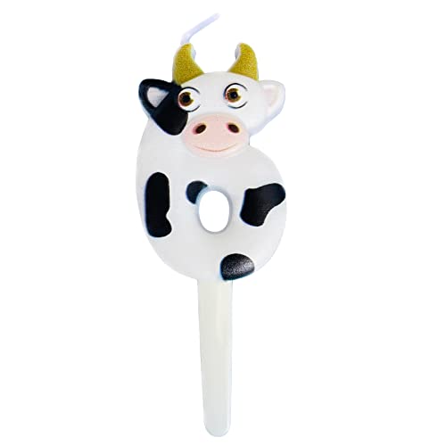 Number Birthday Candles Milk Cow Number Candles Party Supplies Number 6 Candle for Cake